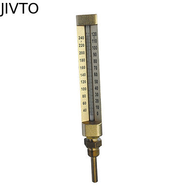 V-Linie 160MM 100 Gradindustrielle Glasthermometer 3/4" BSPT